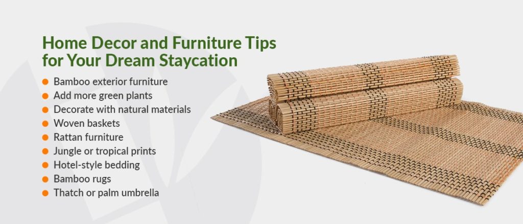 15 Ways to Turn Your Home Into a Staycation Resort - Bamboo Products ...