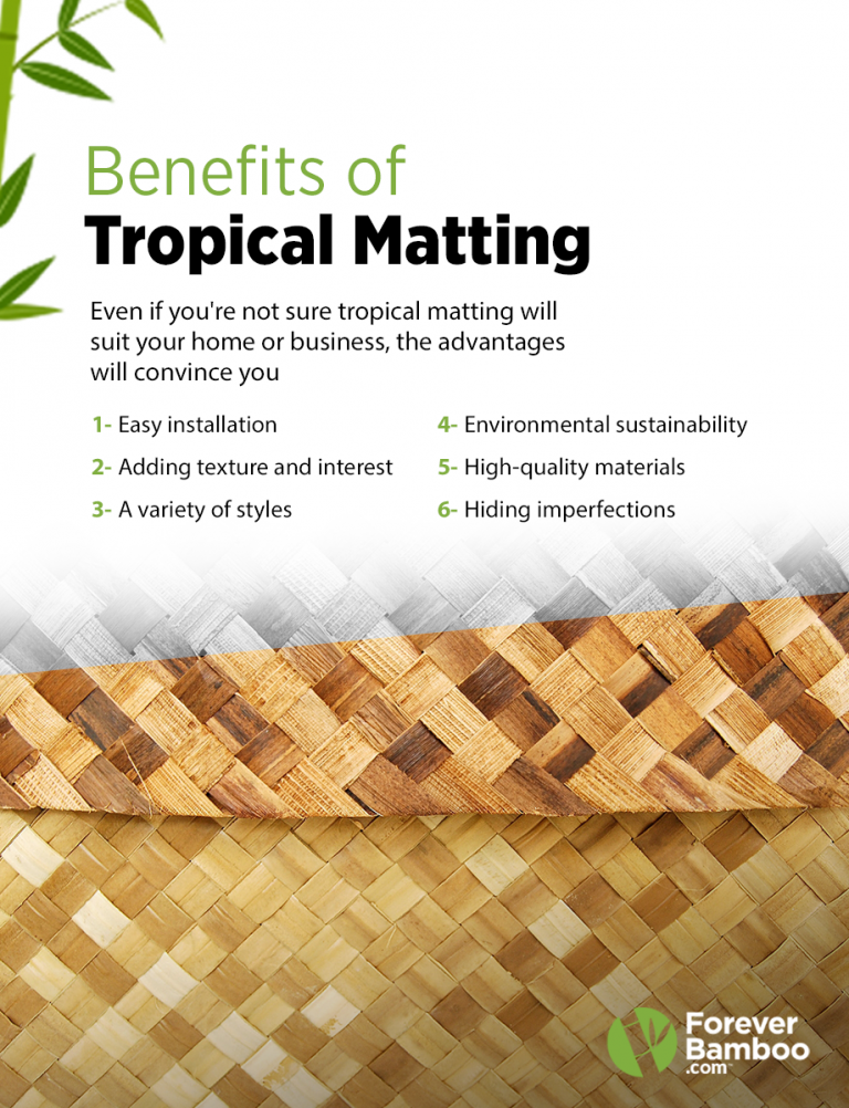 Which Type of Tropical Matting Is Best for Me? - Bamboo Products ...